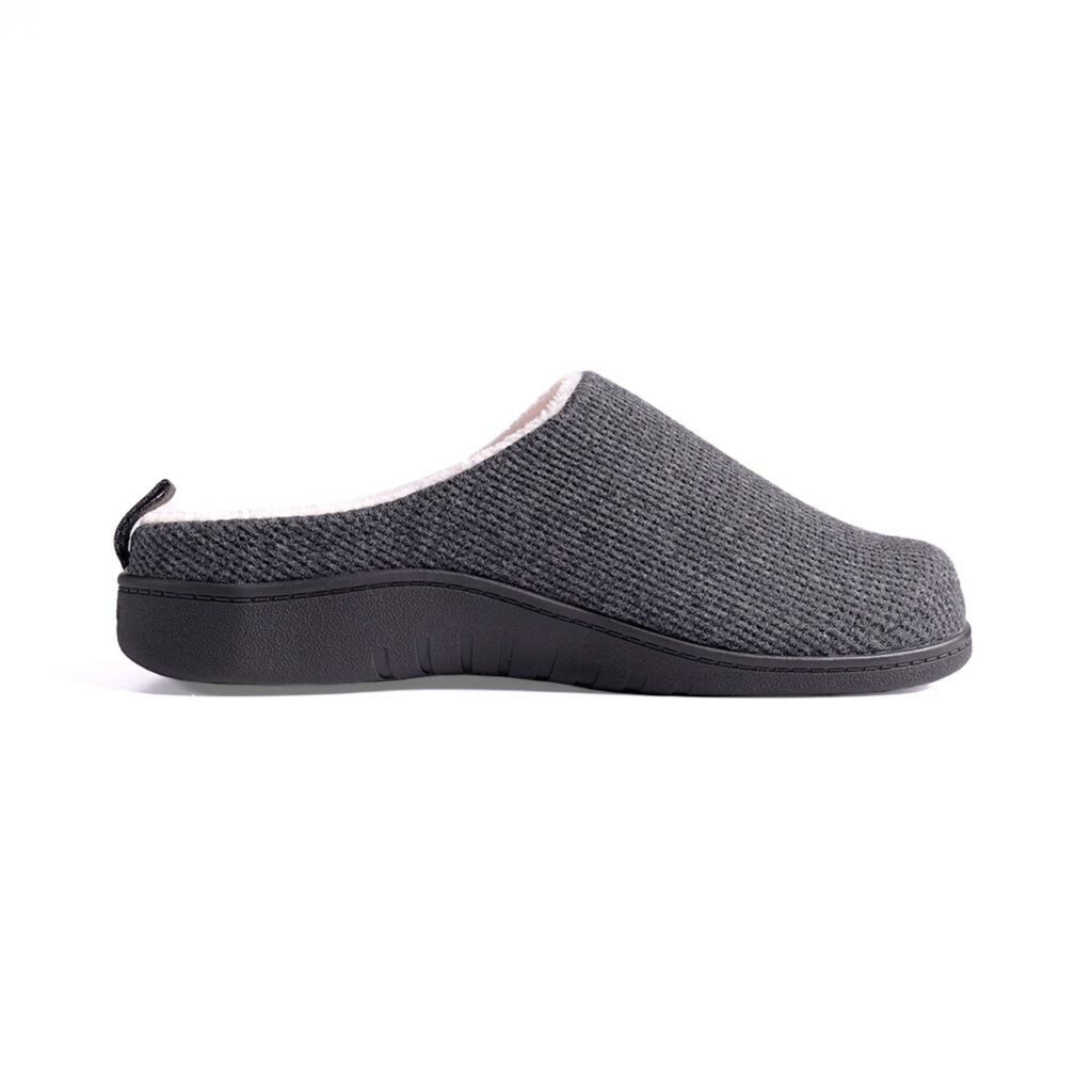 Womens Slipper - Grey | Footlogics Orthotics