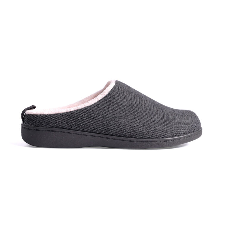 Womens Slipper - Grey | Footlogics Orthotics